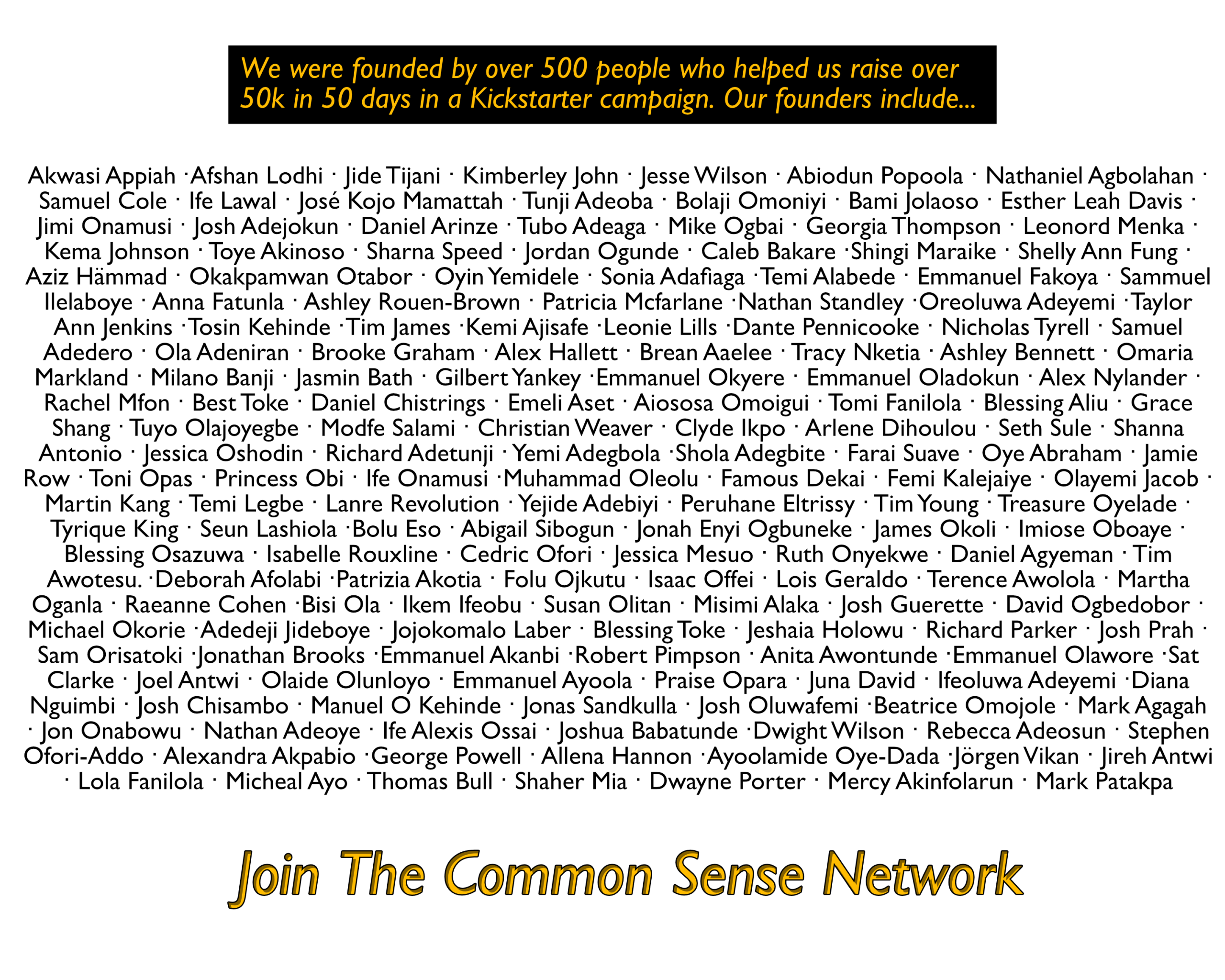 OUR PEOPLE | The Common Sense Network