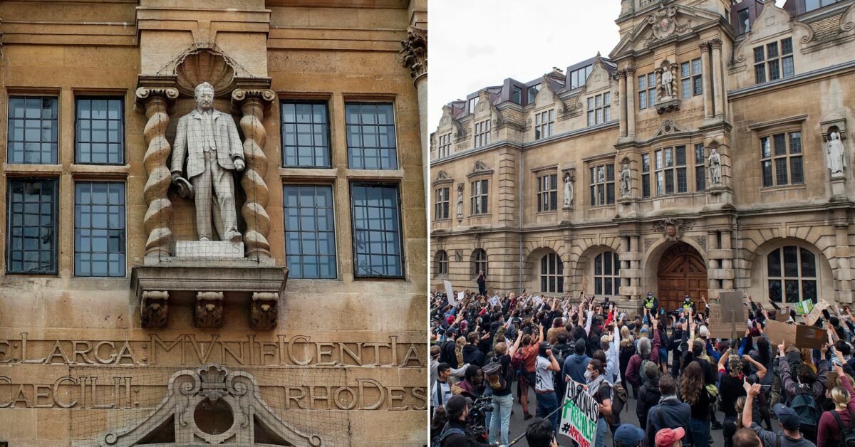 The Architect of Apartheid, Cecil Rhodes, Falls At Oxford | The Common ...